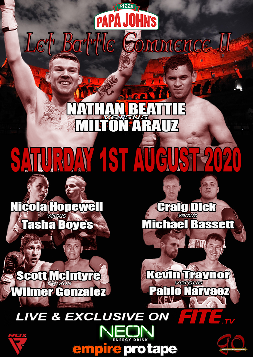 Nicola Hopewell Vs Tasha Boyes Features on Aberdeen Event This Saturday ...