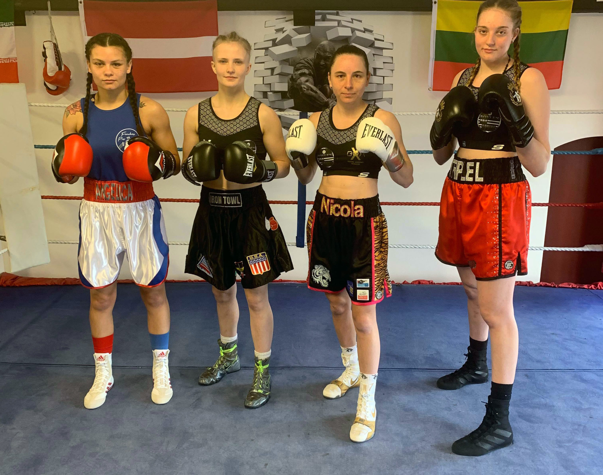 QUARTET OF NATIONAL CHAMPIONS STAR ON HISTORIC BRITISH ALL FEMALE PRO ...